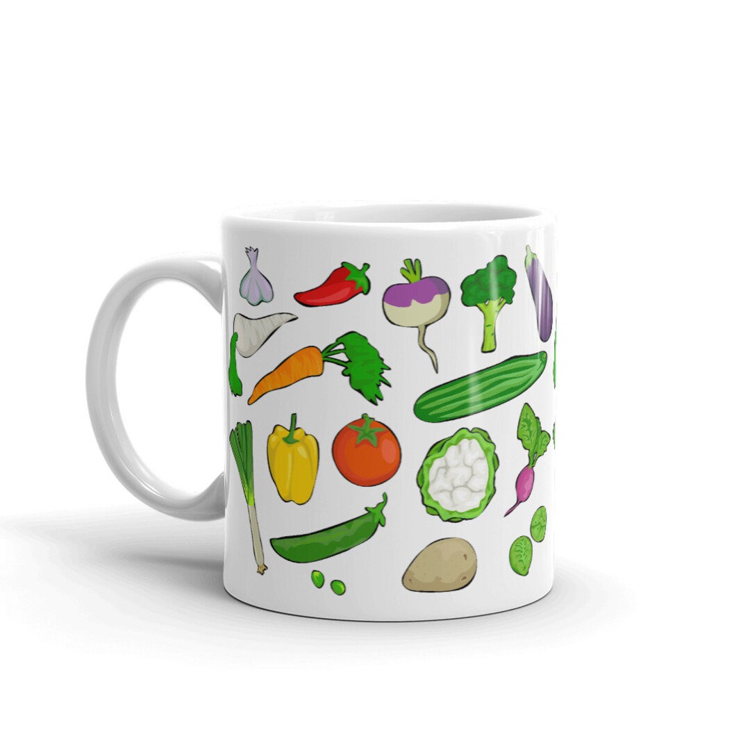 Bunch of Vegetables Mug - Etsy