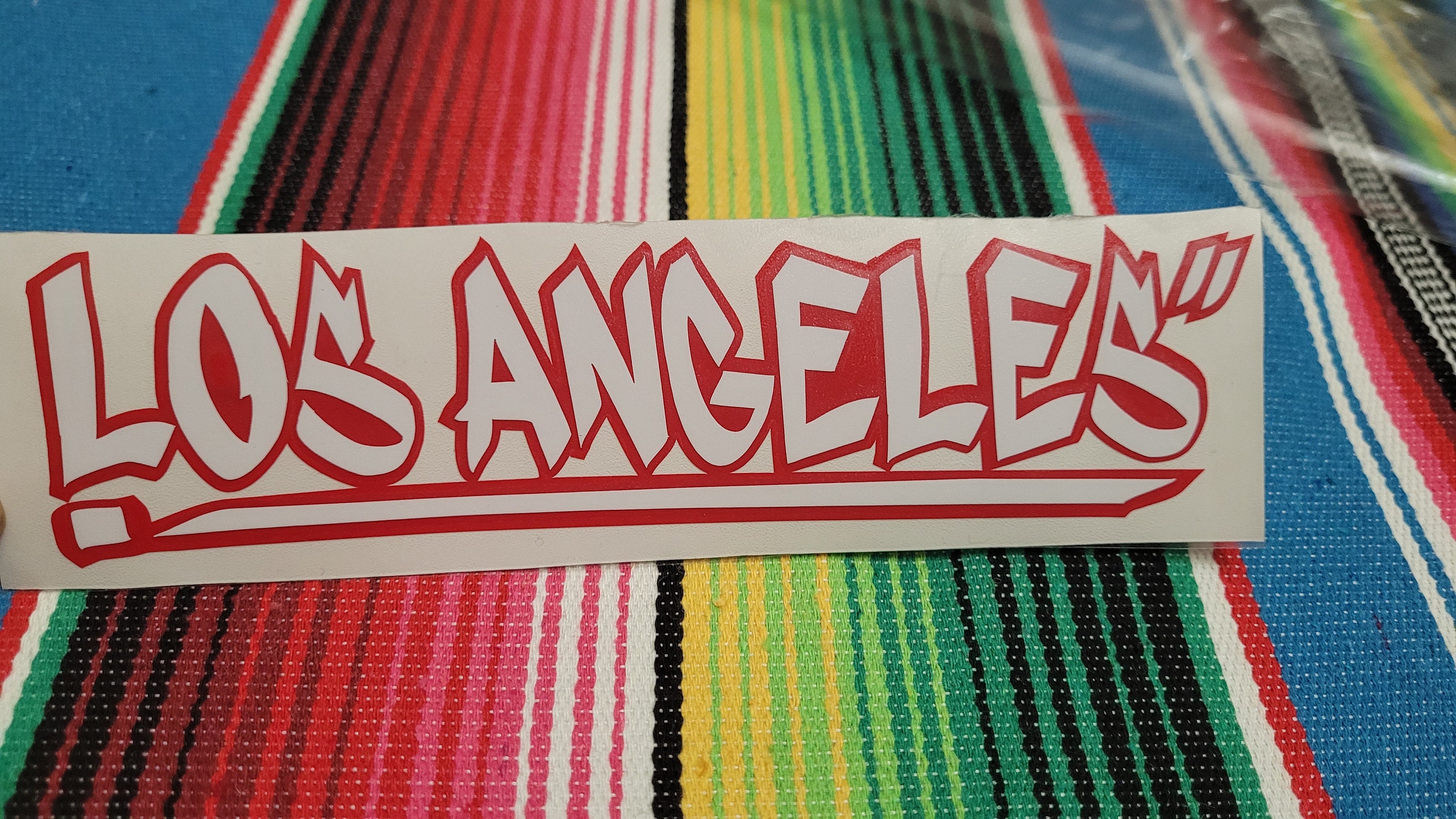 Los Angeles Decal Made With Oracle 651 Vinyl a Transferable - Etsy UK