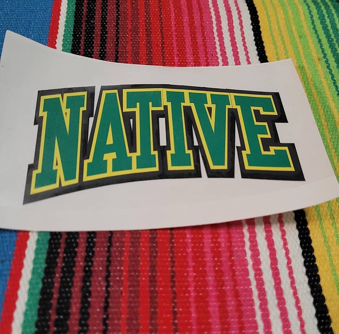 Native Made Decal Indigenous Pop Art Stickers Laptop Decals - Etsy
