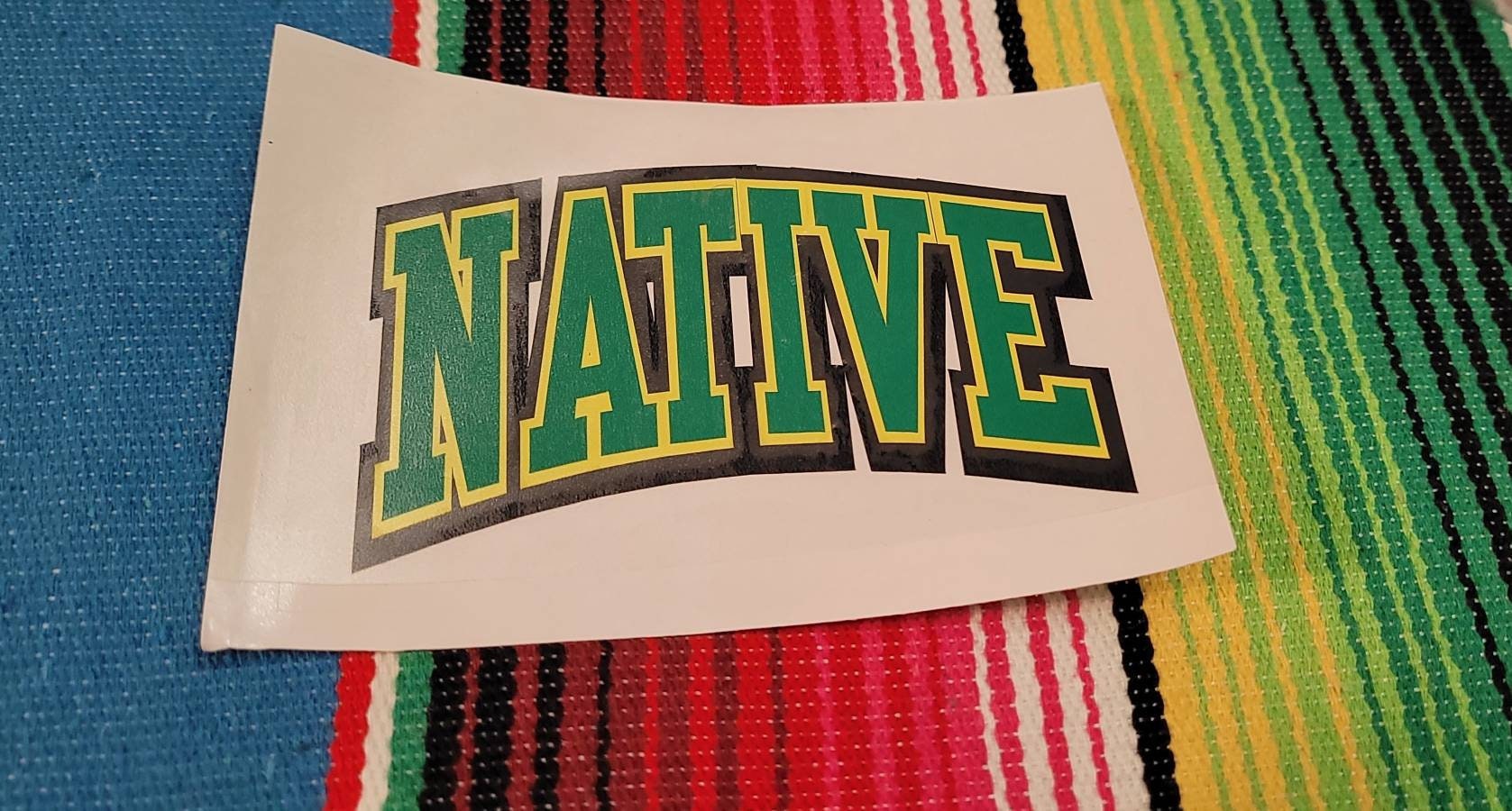 Native Made Decal Indigenous Pop Art Stickers Laptop Decals - Etsy