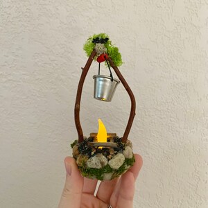 Fairy Garden Fire Pit Battery Operated Flameless Candle - Etsy