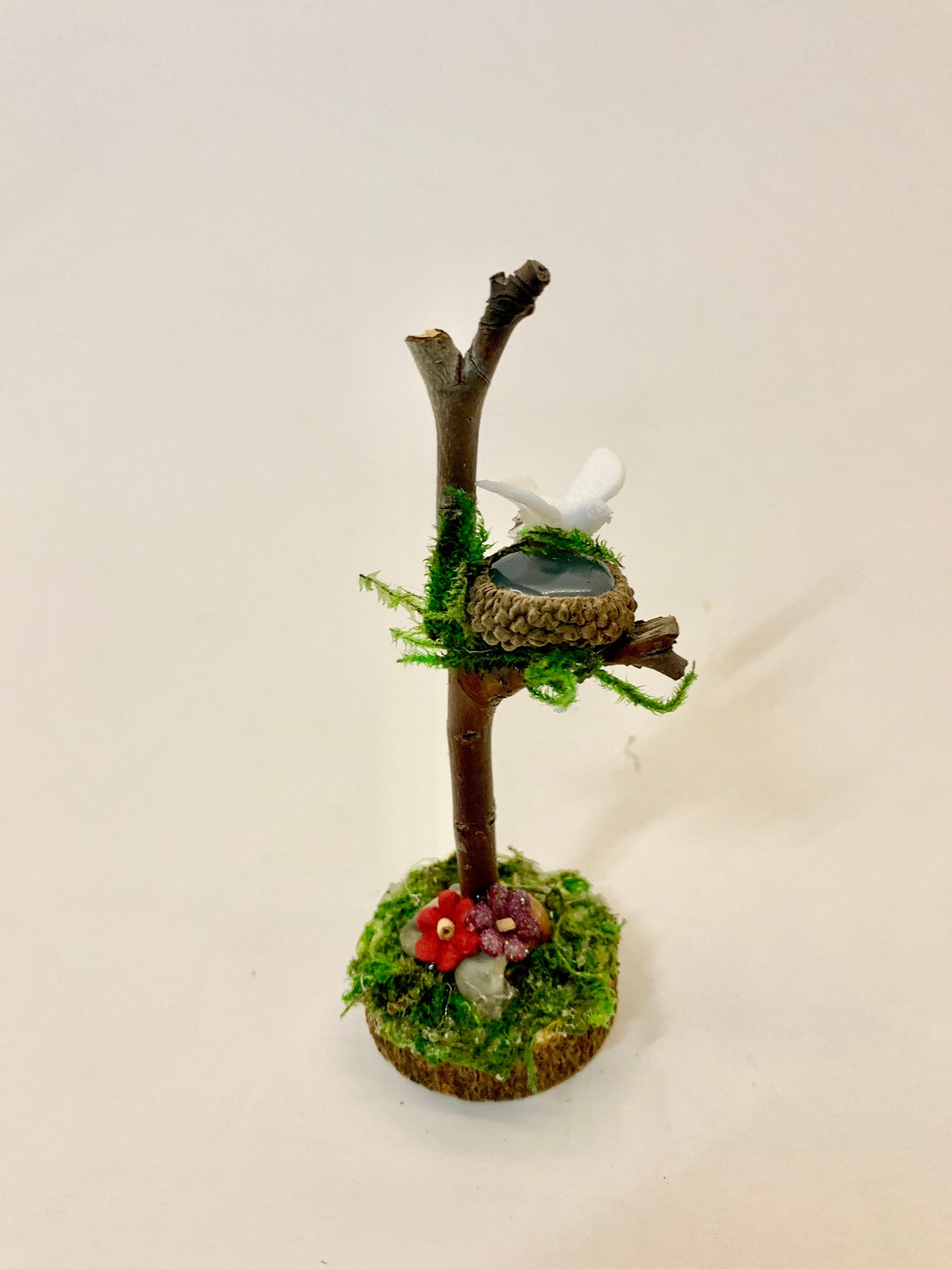Mini Bird Bath Fairy Garden Bird Bath Miniature Bird Bath - Etsy