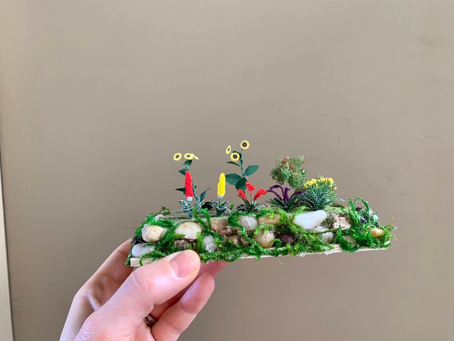 Miniature Garden Plot Dollhouse Vegetable Garden Mini Raised - Etsy