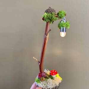 Fairy Garden Lamp Miniature Doll Lamp Fairy Lights Decor - Etsy