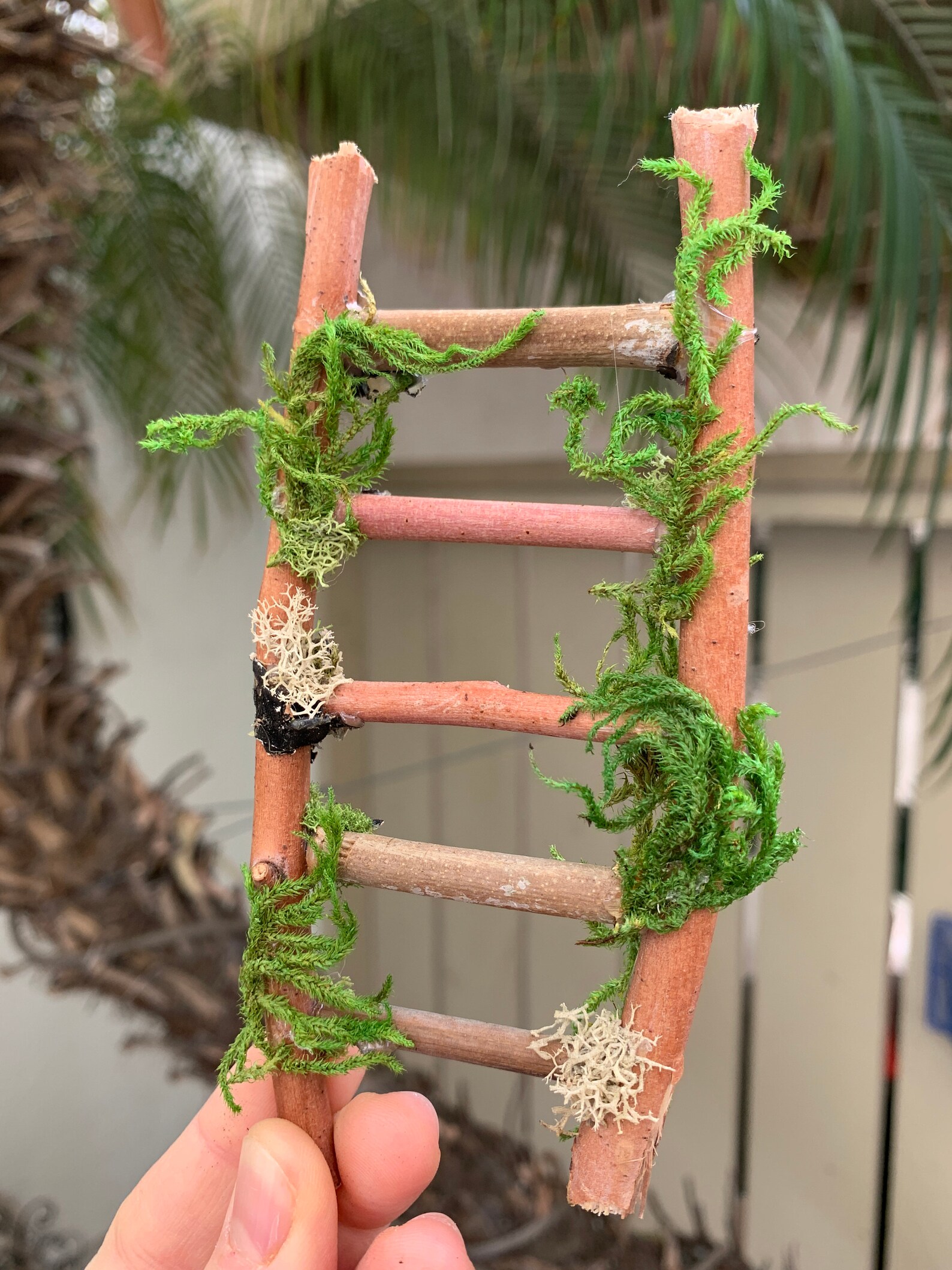Fairy Garden Ladder Wooden Fairy Dollhouse Miniature | Etsy
