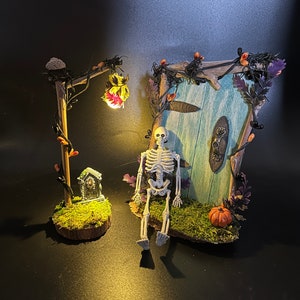 Mini Halloween Lamp, Fairy Lights, Fairy Lamp, Miniature Doll Lamp ...