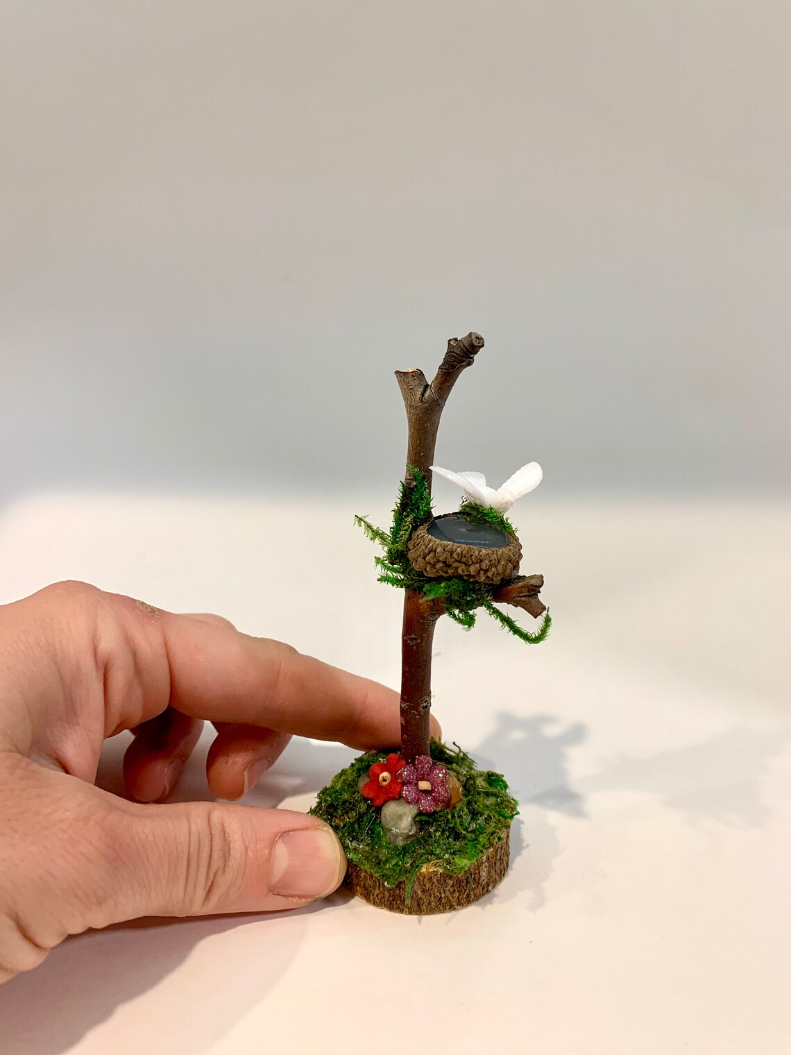 Mini Bird Bath Fairy Garden Bird Bath Miniature Bird Bath - Etsy