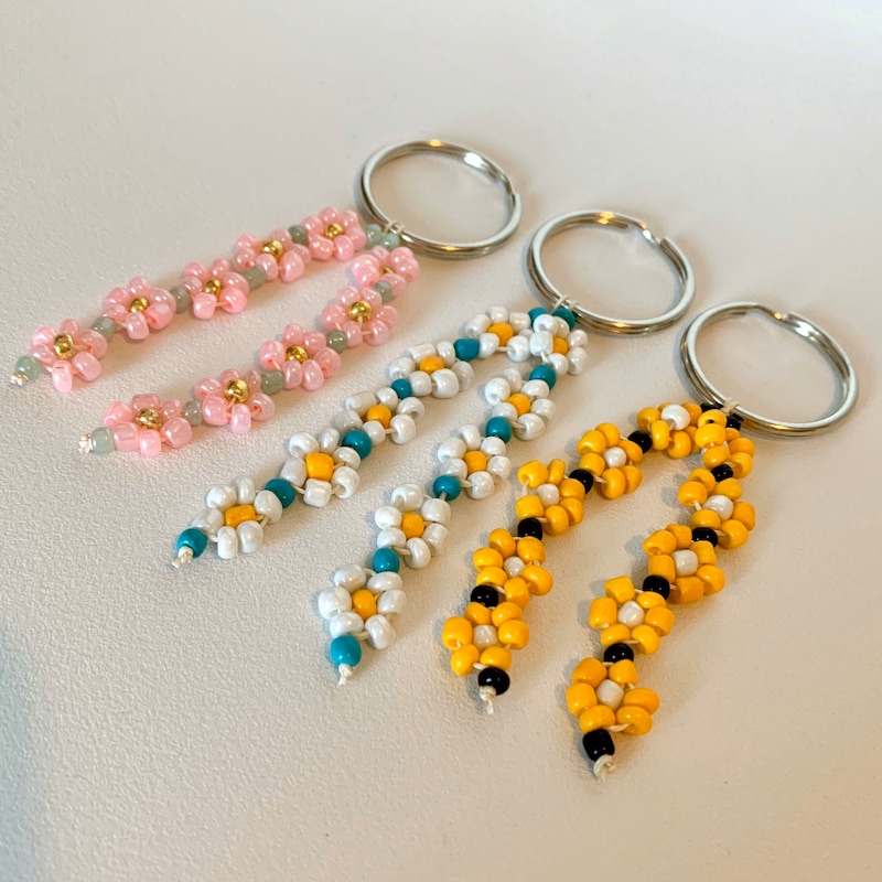 Pony Bead Keychain - Etsy