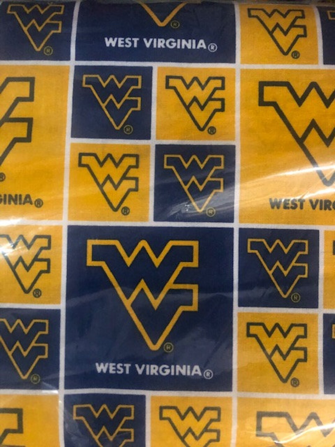 West Virginia Fabric One Yard 36x43-44 - Etsy