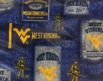 West Virginia Fabric - Etsy