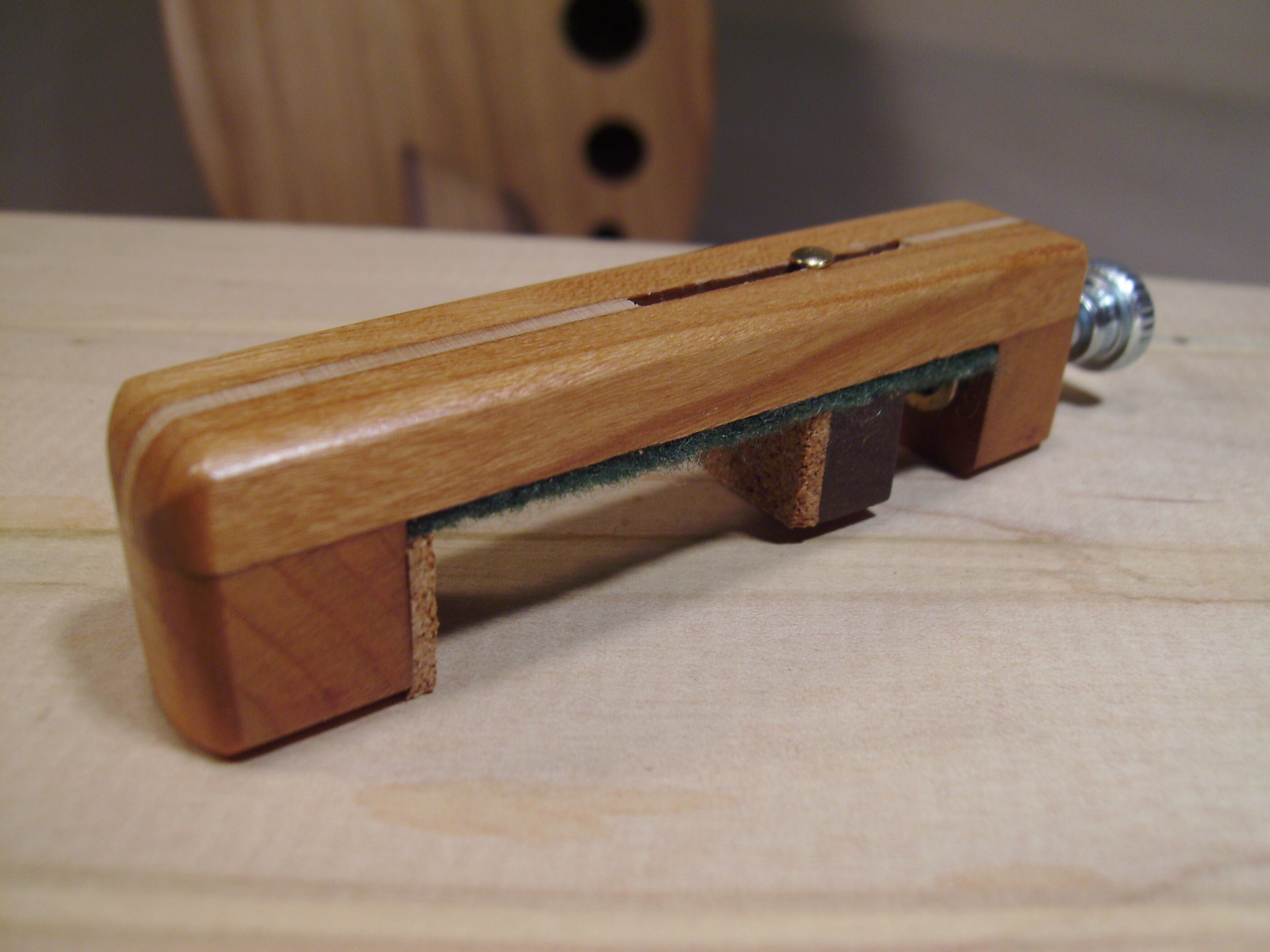Dulcimer Capo Made of Beautiful Cherry Wood. for 2,3,4,5. or 6 String ...