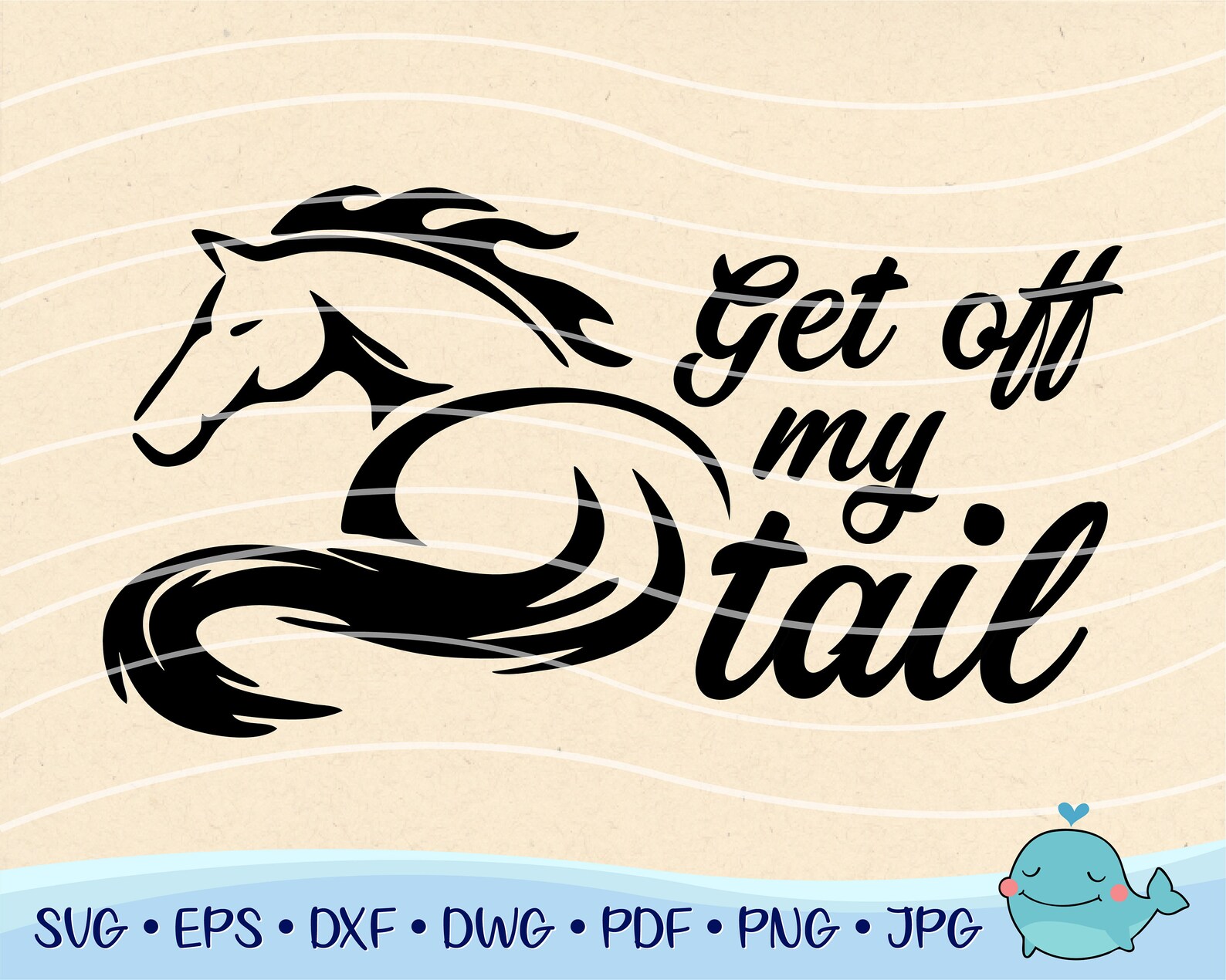 Get off My Tail SVG Cut File / Car Decal SVG / Instant - Etsy