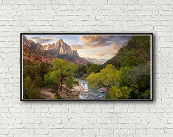 Zion National Park Watchman Stamp Sticker - Etsy