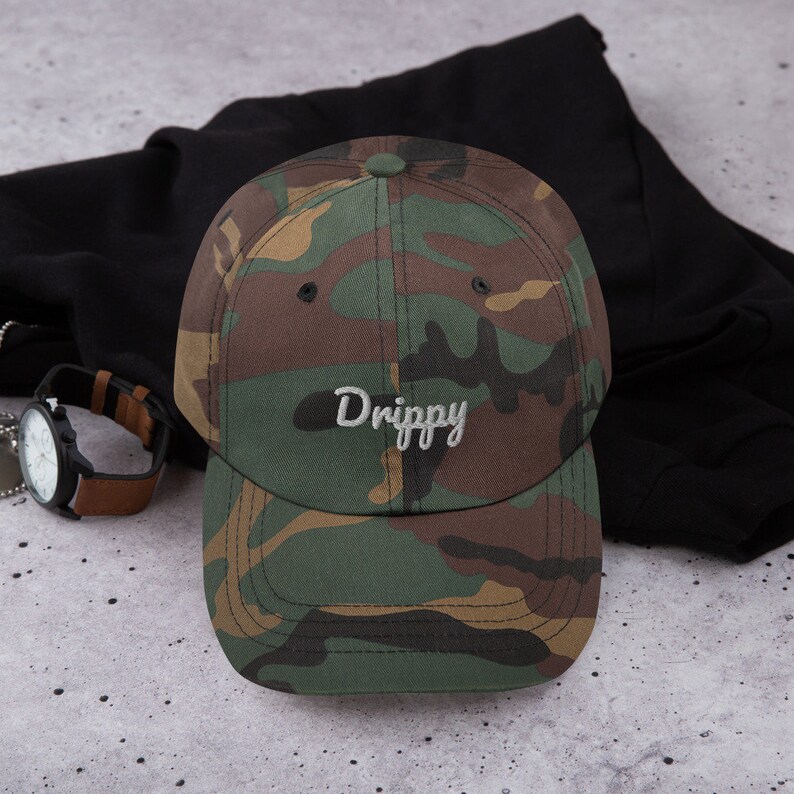 Drippy Embroidered Dad Hat - Etsy