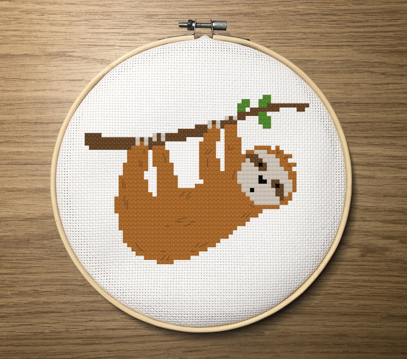 Sloth Cross Stitch Pattern - Etsy UK