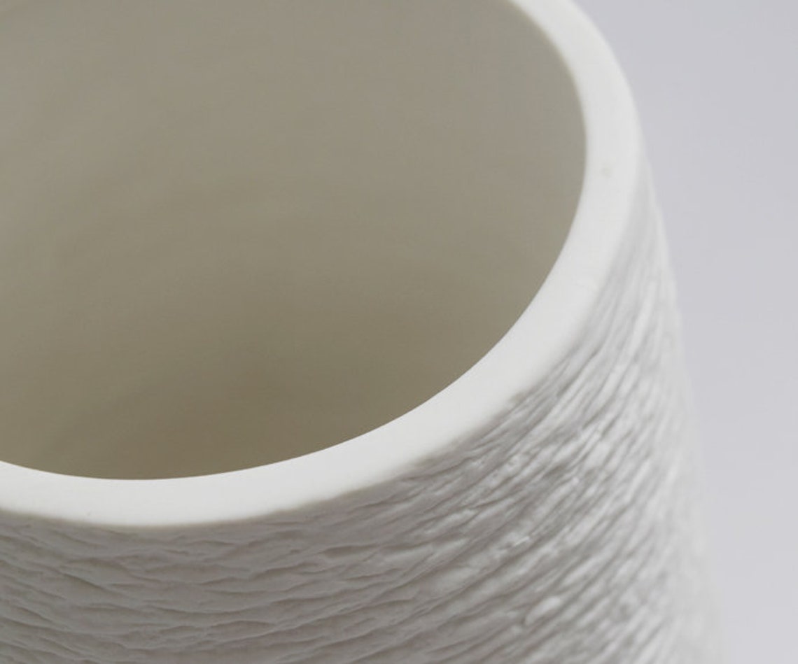 Threaded Porcelain Vase Decorative Vase Pottery Ceramics - Etsy
