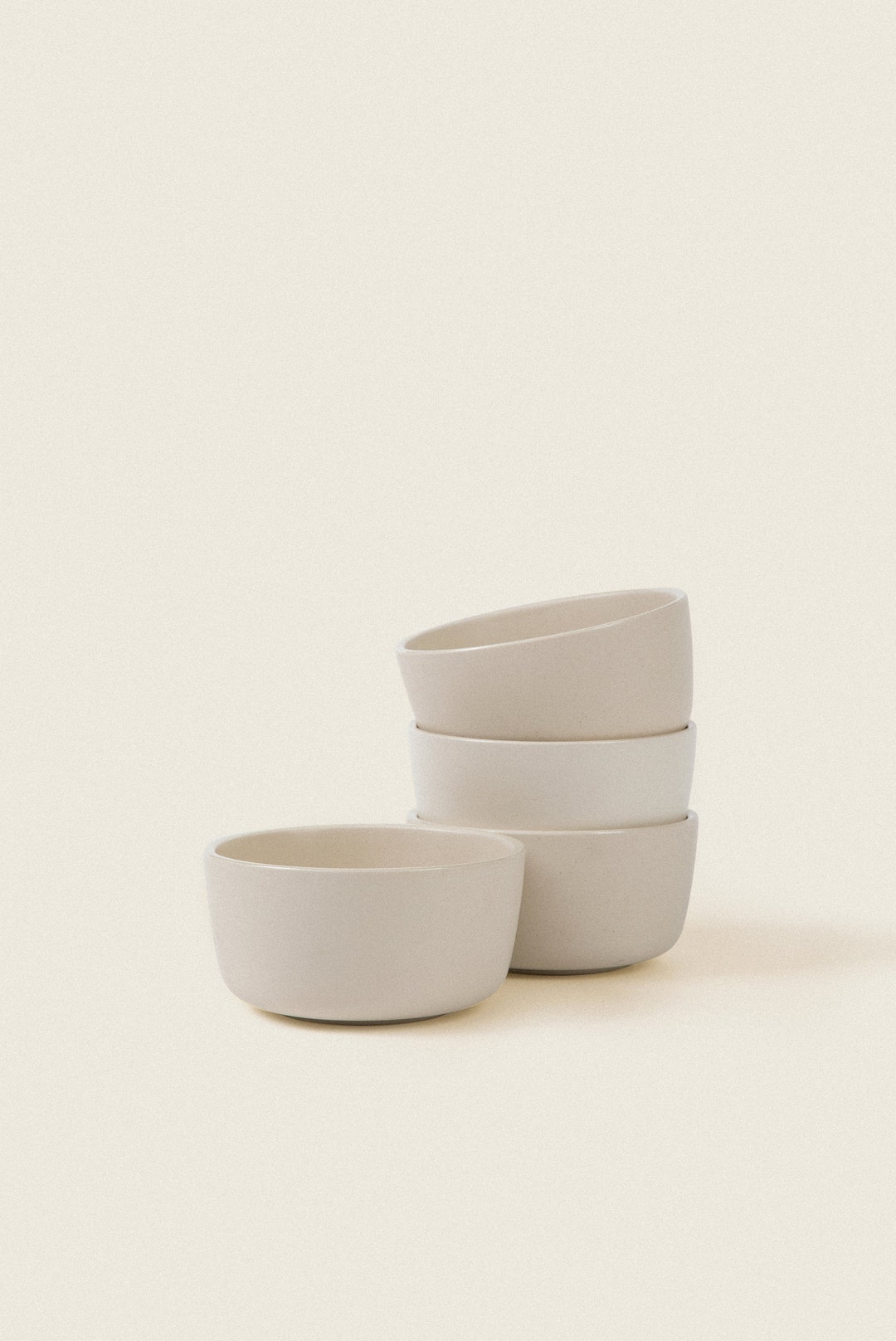 Ceramic Bowl Set the Matte Ceramic Dinnerware Collection Hand-finished Ceramics Modern Bowl ...