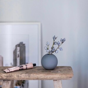 Grey Matte Ceramic Moon Vase Decorative Vase Ceramic - Etsy