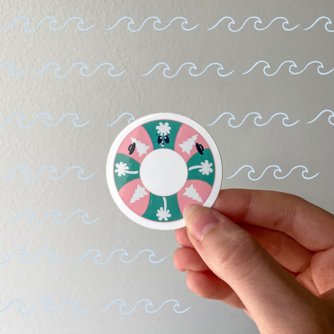 Rubber Ring Vinyl Sticker - Etsy