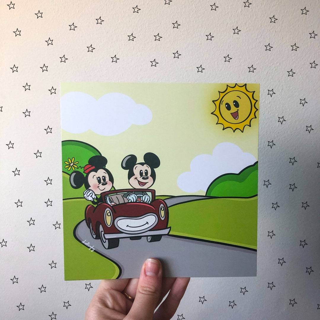 Mice in the Countryside Mini Print - Etsy