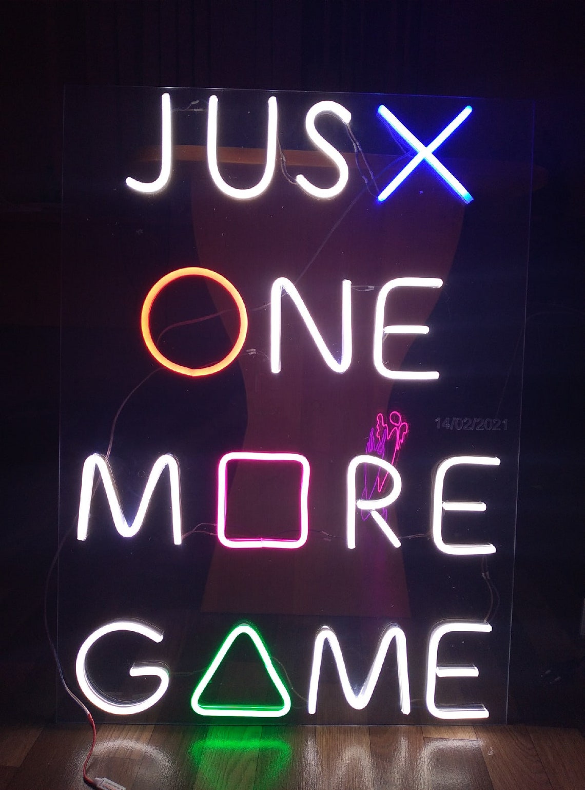 Just One More Game Handmade Neon Sign For gamers. Playstation | Etsy