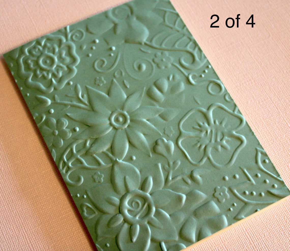 Pack of 04: Handmade Blank Card Packs Floral Card Packs - Etsy Canada