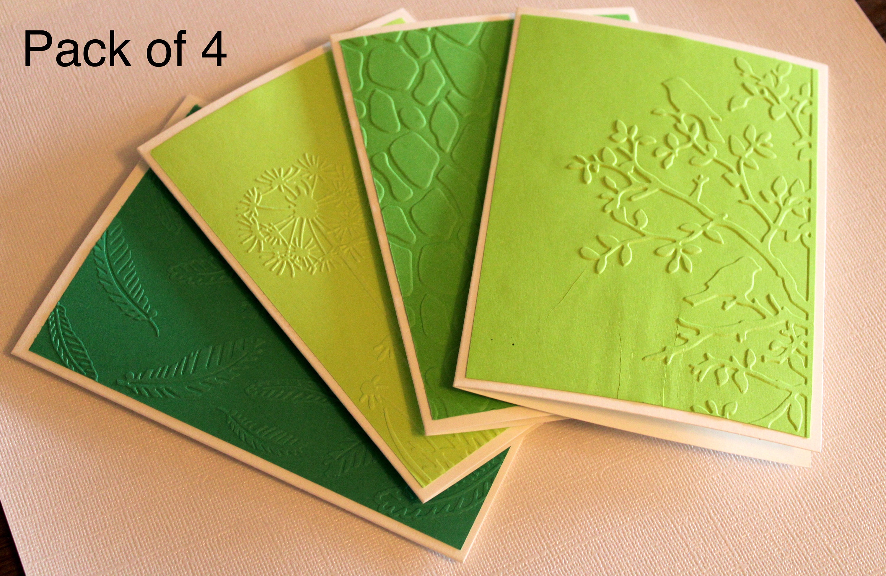 Bulk Blank Cards Embossed Card Packs Blank Cards Thinking - Etsy Canada