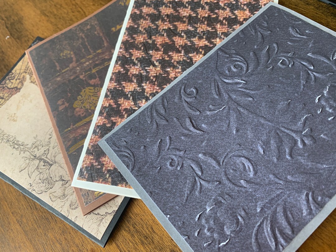 Pack of 04: Handmade Blank Card Packs Floral Card Packs - Etsy