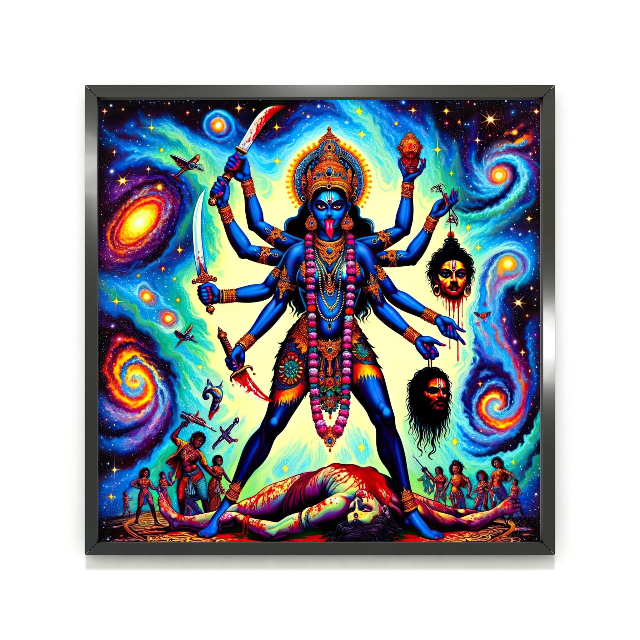 Kali Art, Kali Maa Print, Kali Goddess Spiritual Poster Art Print - Etsy