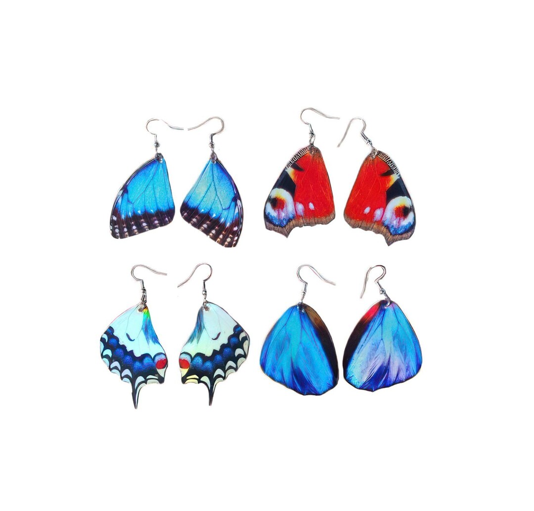 Butterfly Earrings Fairy Butterfly Wing Earrings Statement Earrings ...