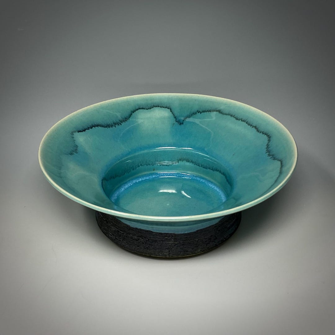 Handmade Ceramic Serving Bowl, Ikebana Container, Fruit Bowl. One-of-a ...