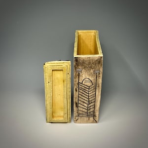 Handmade, Ceramic Lidded Container. One-of-a-kind, Slab Built From ...