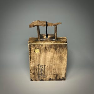 Handmade, Ceramic Lidded Container. One-of-a-kind, Slab Built From ...