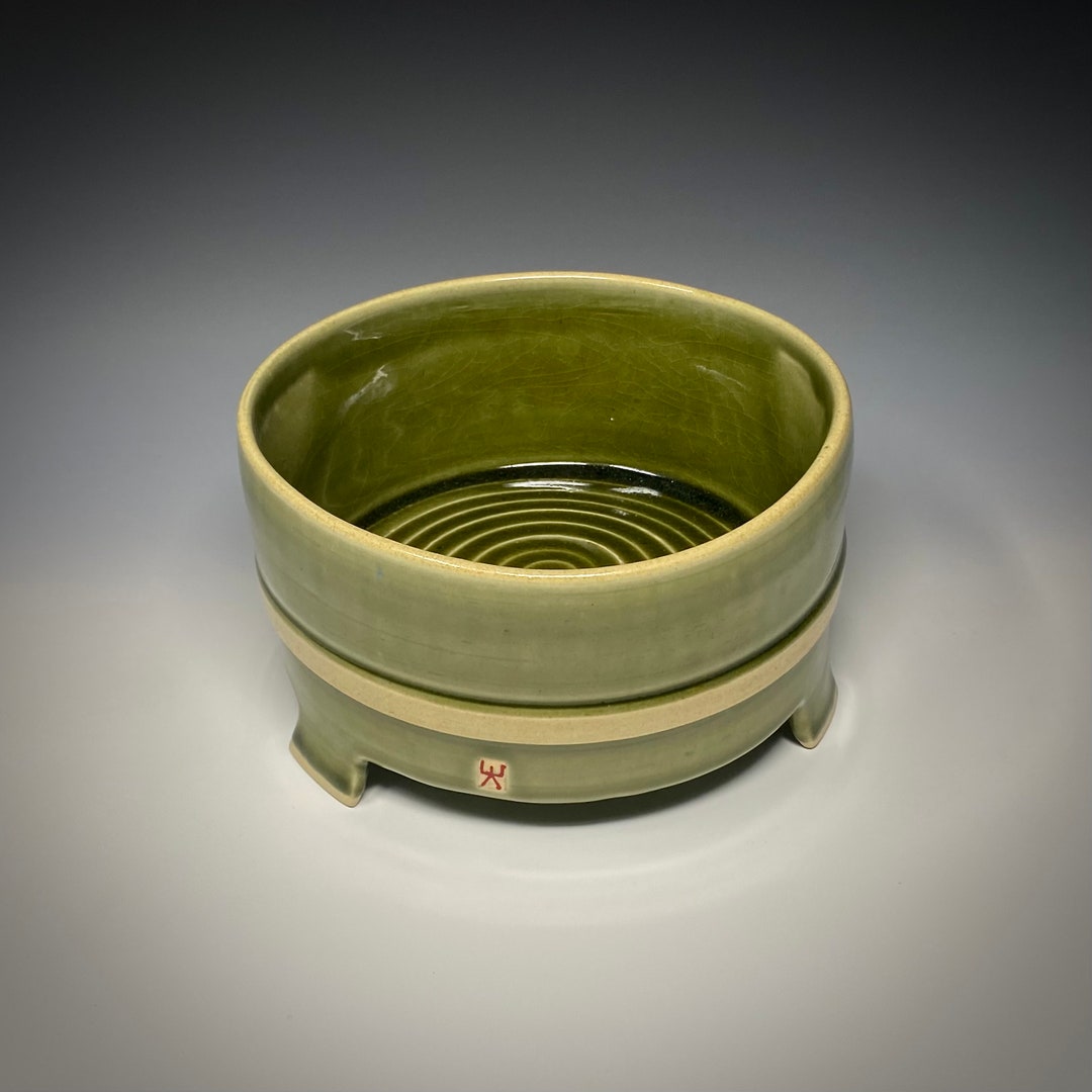 Handmade Ceramic Footed Bowl, One-of-a-kind, Fruit Bowl, Serving Dish ...