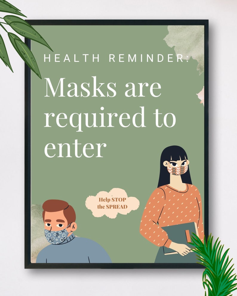 Letrero de tienda imprimible para el nuevo CoVid normal - Etsy México