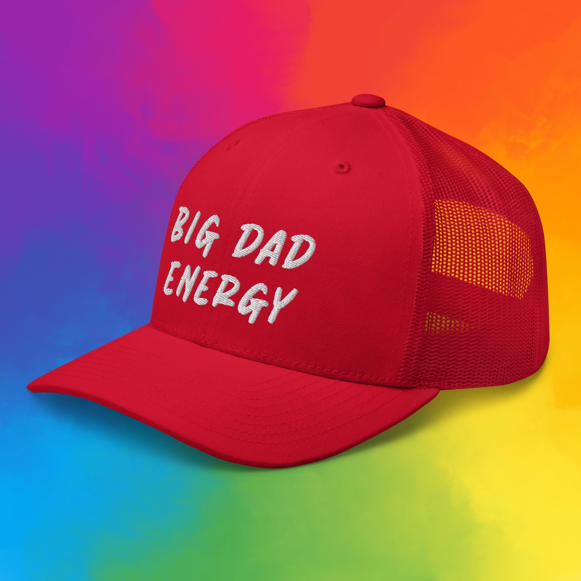 Big Dad Energy Trucker Hat Big Daddy Energy Big D Energy - Etsy