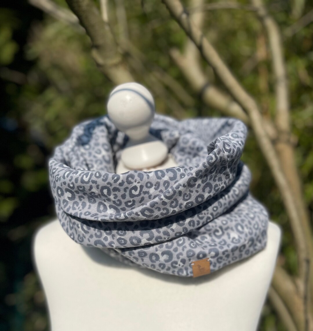 Muslin Loop LEO LOOP Various Patterns Leo Muslin Animal Print Neon Seam ...