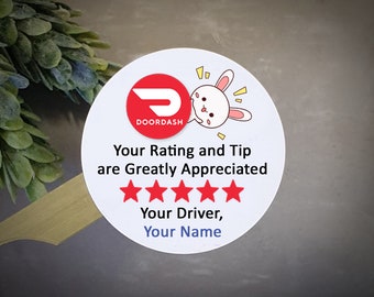 Door Dash Weekly Tracker Table Functional Label Planner - Etsy