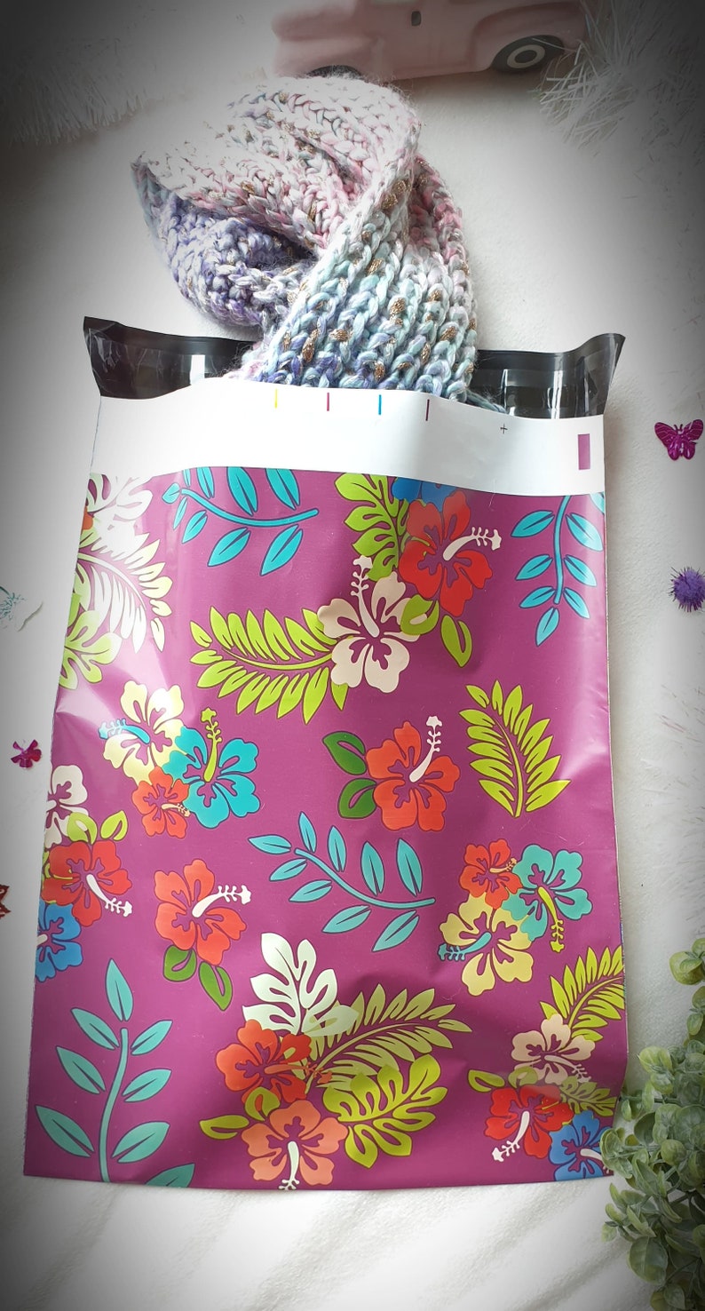 Designer Poly Mailers 10x13, Self Adhesive Shipping Bags, Cute Package ...