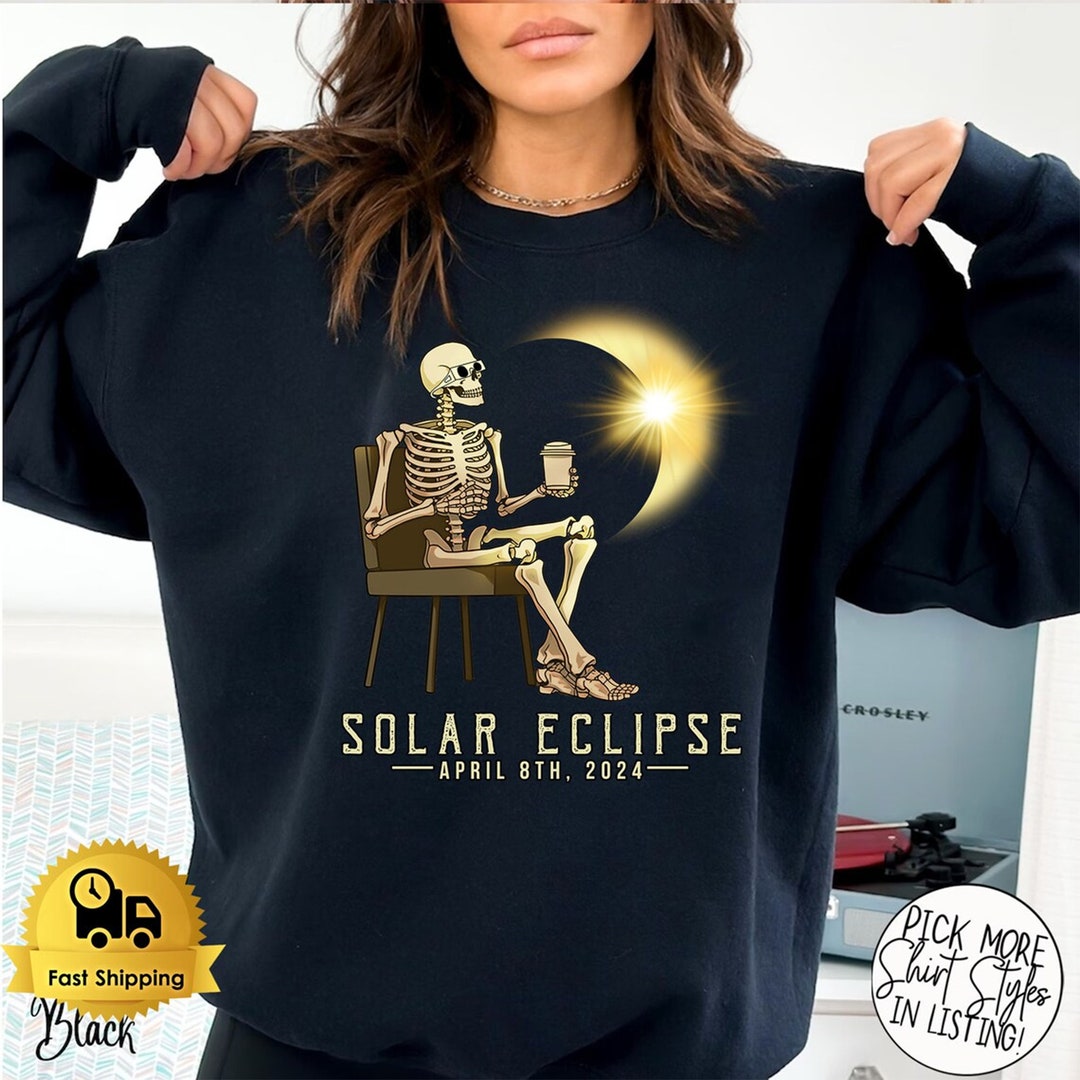 Total Solar Eclipse Shirt, 2024 Solar Eclipse Gift, April 8 2024, Astronomy Shirt, Funny ...
