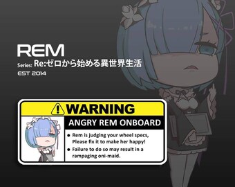 Re Zero Decal | Etsy