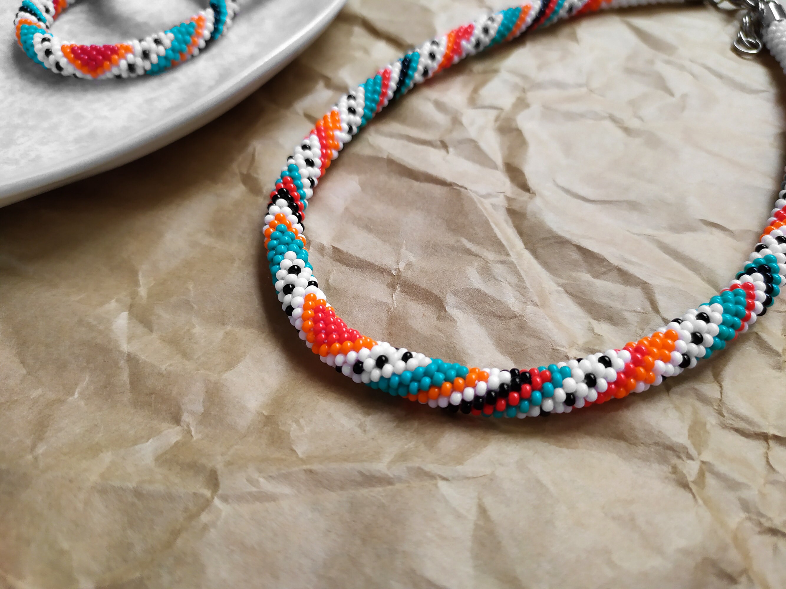 Bead Crochet Pattern PDF for Necklace and Bracelet - Etsy