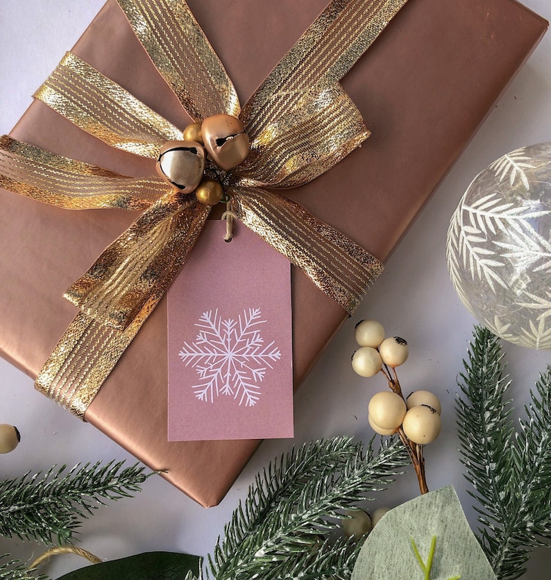 Boho Christmas Gift Tags Set of 8 Printable Holiday Gift - Etsy