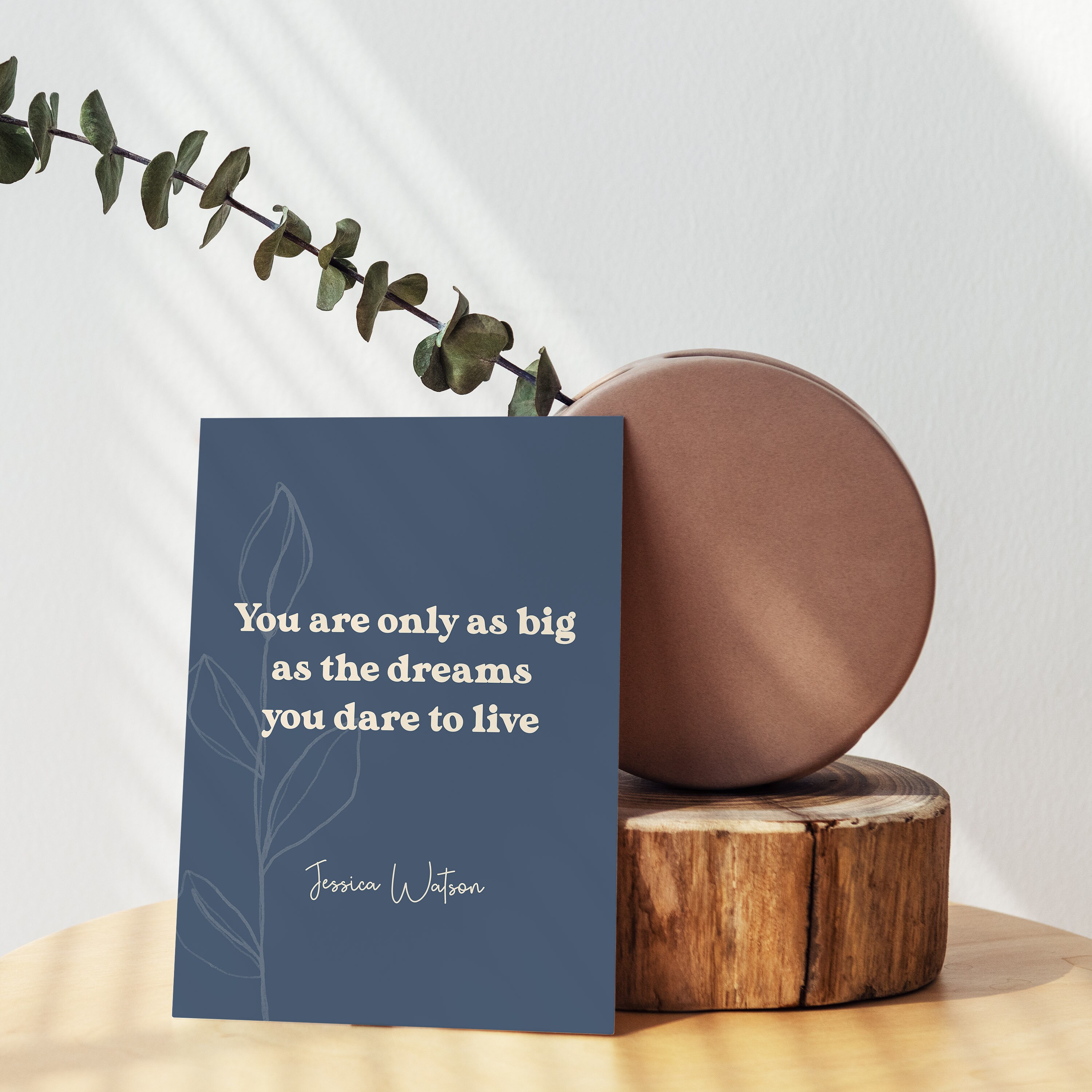 Jessica Watson Quote Wall Art Motivational Quote Dare to | Etsy