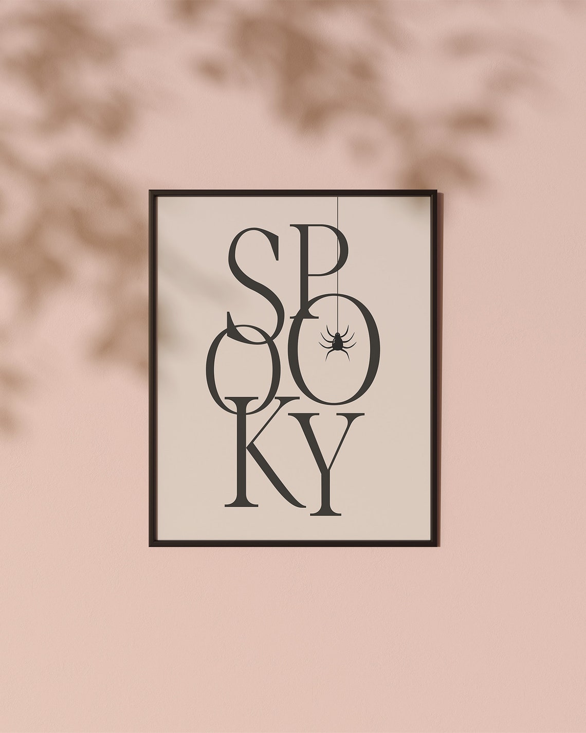 Spooky Halloween Printable Modern Halloween Typography Print - Etsy