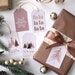 Boho Christmas Gift Tags - Set of 8 Printable Holiday Gift Tags ...