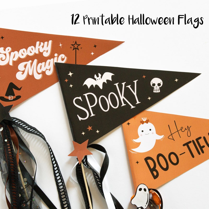 Halloween Pennants - Etsy