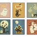 Vintage Halloween Wall Art Set of 6 - Retro Halloween Printables - Kids ...