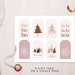 Boho Christmas Gift Tags - Set of 8 Printable Holiday Gift Tags ...