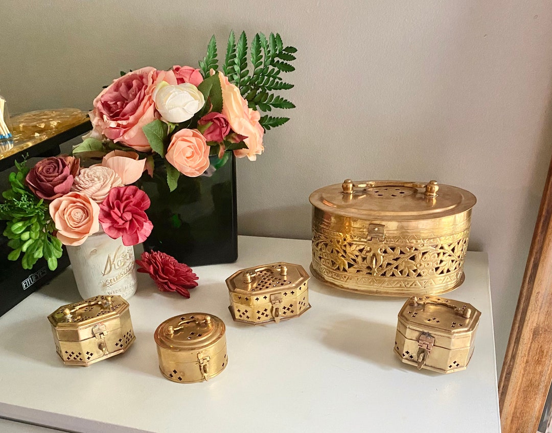 Vintage Brass Cricket Boxes - Etsy